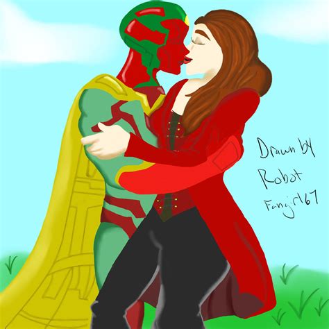 Scarlet Witch And Vision By Robotfangirl67 On Deviantart
