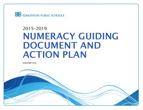 Numeracy Guiding Document And Action Plan 2015 2019 Numeracy