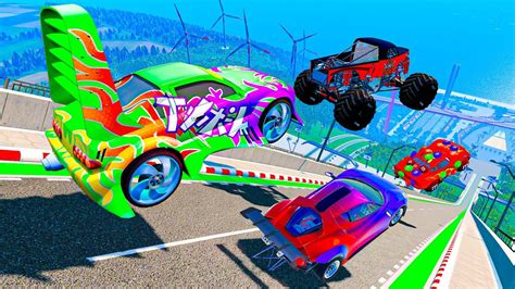 Beamng Drive Epic High Speed Jump And Crashes Mayberry Live Stream Youtube