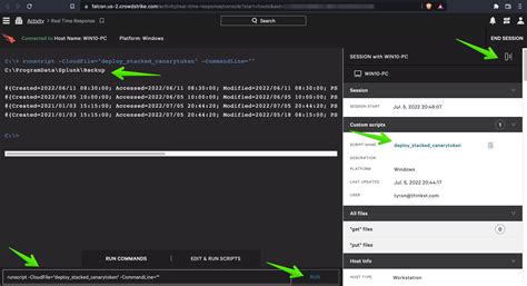 Deploying Canarytokens Using Crowdstrike Falcon Thinkst Canary