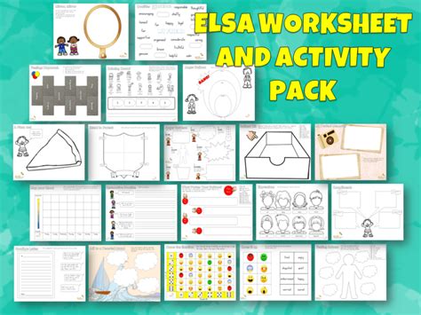 ELSA Worksheet And Activity Pack Item Elsa Support Coping Skills Activity Pack
