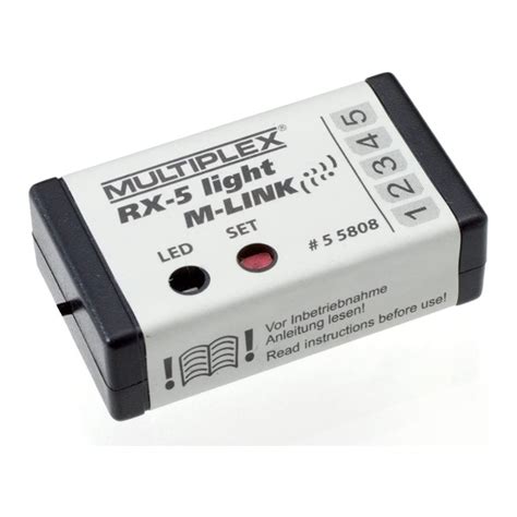 Multiplex Rx 5 Slim M Link Operating Instructions Pdf Download Manualslib