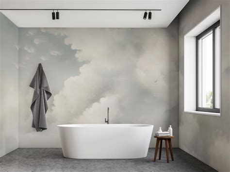 Coloured Clouds Waterproof Wallpaper By Studijo