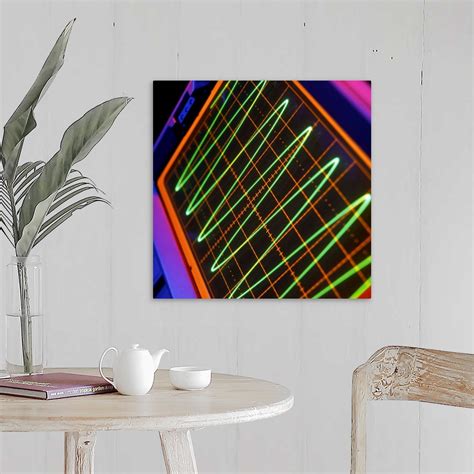 Oscilloscope Showing Voltage Time Trace Wall Art Canvas Prints Framed Prints Wall Peels