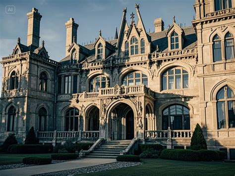 Mansion Victorian Gothic Style Victorian Gothic Revival Mansion
