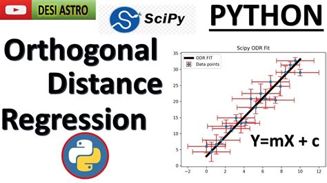Advanced Regression In Python Using Scipys Odr For Precise Data Fitting Line Fitting Desi