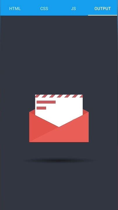 Envelope Opening Using Html Css Youtube