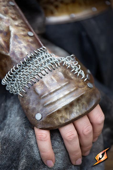 Raider Bracer Epic Dark And Rust Patina Epic Armoury
