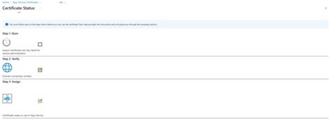 Attempting To Import An App Service Certificate Into Key Vault Fails With The Parameter