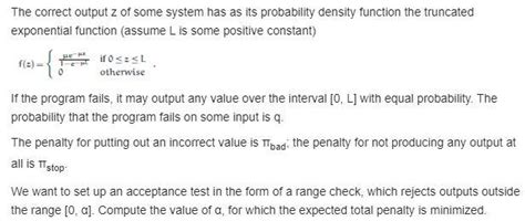 The Correct Output Z Of Some System Has As Its Chegg