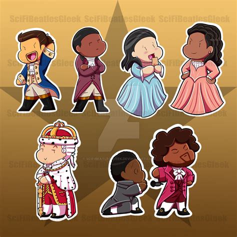 Hamilton Stickers By Scifibeatlesgleek On Deviantart