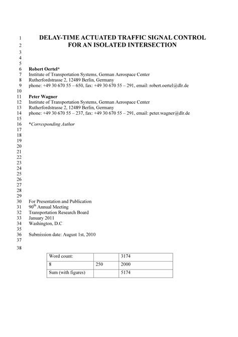 Pdf Delay Time Actuated Traffic Signal Control For An Isolated Intersection