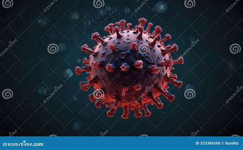 3d Simulation Of Germs And Bacteria In A Scientific Laboratory Simulation From Imagination