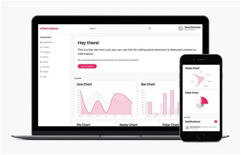 Free Html5 Admin Template — Medialoot