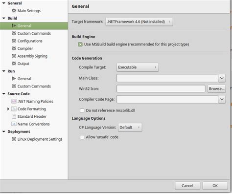 Mono Net 46 Monodevelop On Linux Stack Overflow