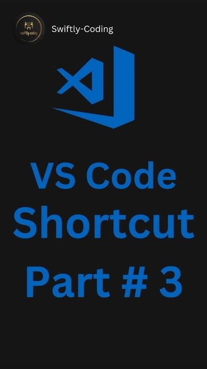 Vs Code Shortcut Keys Youtubeshorts Coding Ytshort Ytshortsvideo Youtube