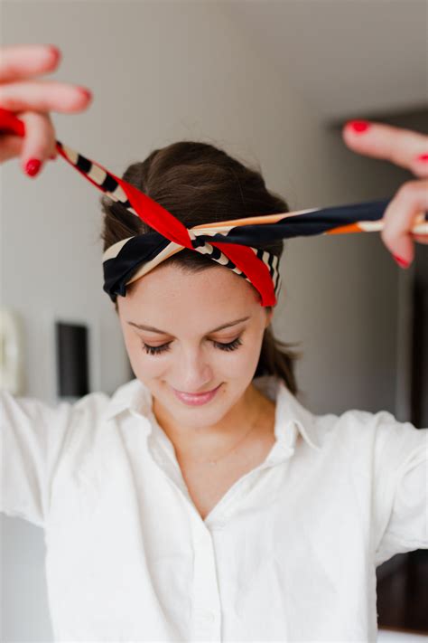 How To Tie A Hair Scarf Jess Keys