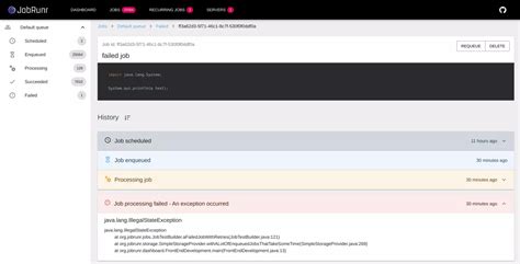 distributed java background job scheduler · jobrunr