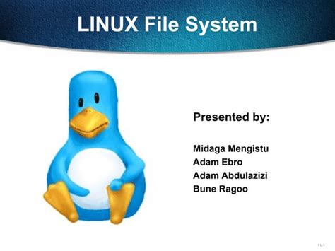 Linux File System Ppt