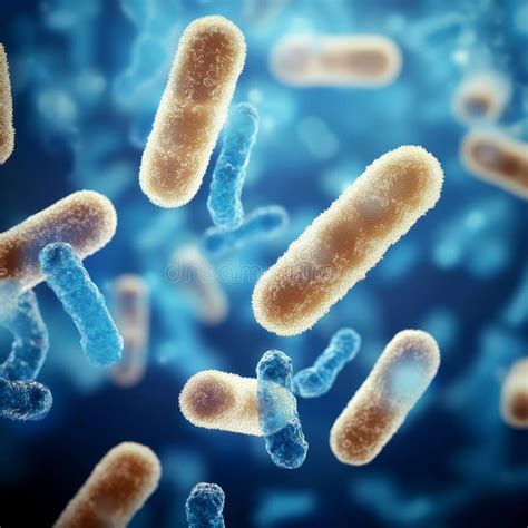 Microscopic Visualization Of Probiotic Bacteria Lactobacillus And Bifidobacterium In 3d