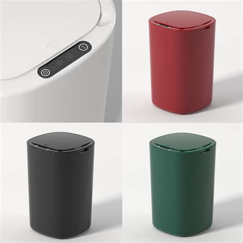 소림사 스마트 자동센서 휴지통 화장실 쓰레기통 인테리어 종량제 10리터 일반형 위시버킷