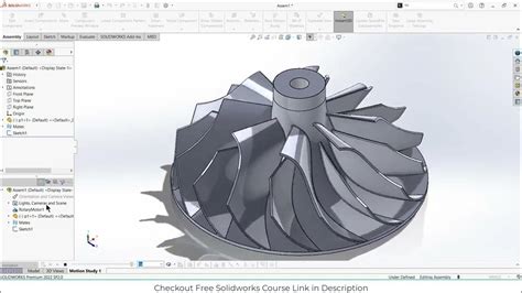 Centrifugal Pump Blade Design In Solidworks Youtube