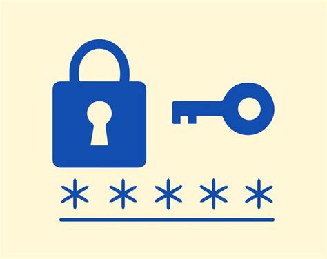 Premium Vector Password Security Icon Of White Vector Flat01