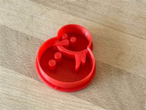 Snowman Cookie Cutter By Milestorm Download Free Stl Model