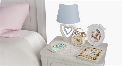 장식이있는 어린이 프로방스 침대 3d 모델 15 Max Obj Fbx Free3d