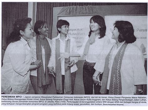 Peresmian Mpci Organisasi Perkawinan Campuran Indonesia