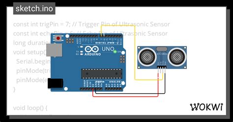 Sensorjarak Wokwi Esp32 Stm32 Arduino Simulator