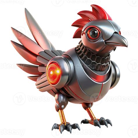 Beautiful Traditional Robotic Bird 3d Render Original 56552568 Png