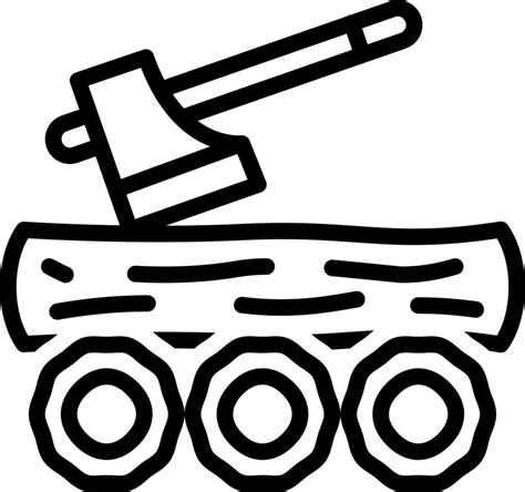 Line Icon For Logged Vector Art At Vecteezy