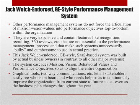 Ppt Jack Welch Endorsed Ge Style Performance Management System Powerpoint Presentation Id
