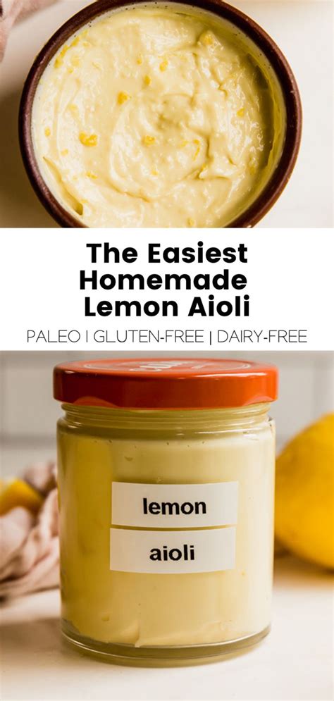 The Easiest Homemade Lemon Aioli Unbound Wellness Aioli Lemon