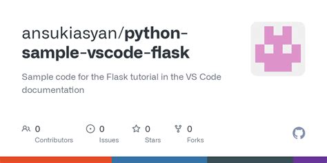github ansukiasyan python sample vscode flask sample code for the