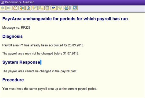 Solved Payroll Area Unchangeable For Period Payroll Pos SAP Community