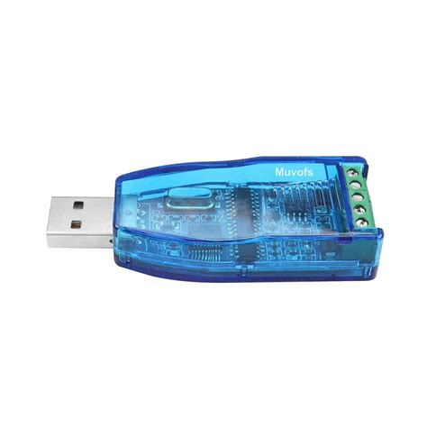 Muvofs Usb To Rs485 Serial Adapter Usb 2 0 To Rs 485 Converter With Ch340 Chip