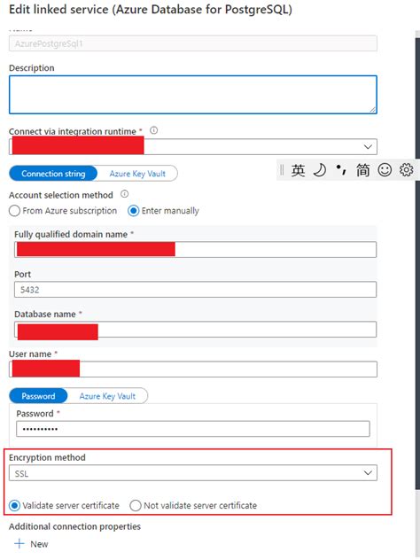 Not Able To Connect To Azure Postgres Db From Azure Data Factory When