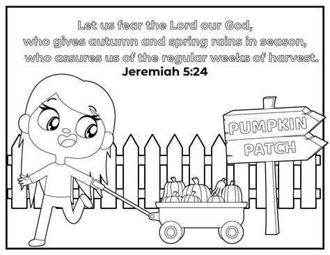 Free Christian Fall Coloring Pages Healing Home