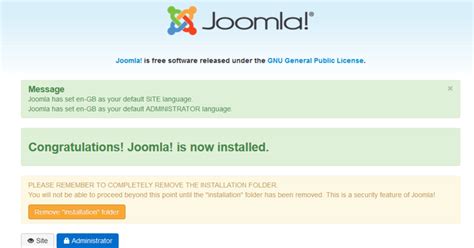 J3xinstalling Joomla Joomla Documentation