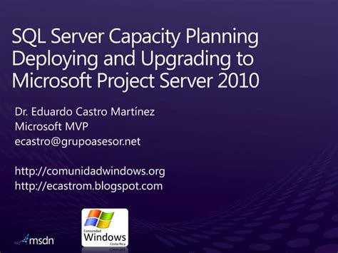 Sql 2008 And Project Server 2010 Ppt