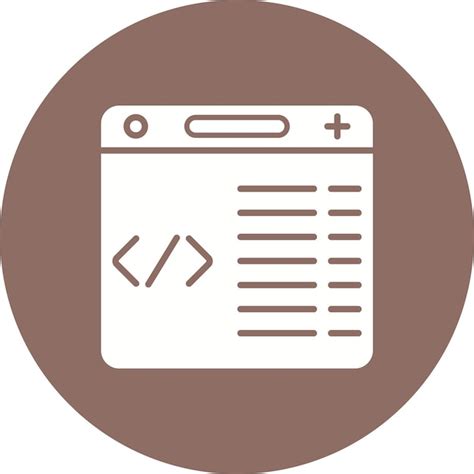 El Icono Del Vector De Programación Se Puede Utilizar Para El Conjunto De Iconos De Análisis De