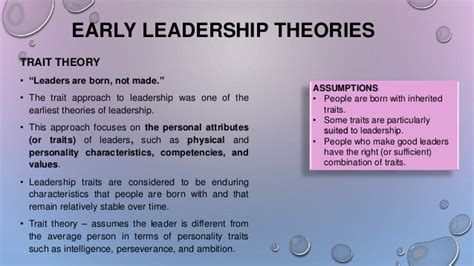 Leadership Theories
