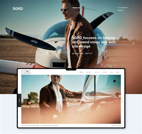 高端品牌服装网站设计 设计案例 深圳半人马设计