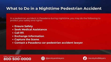 Pedestrian Accident Liability In Pasadena Nighttime Cases