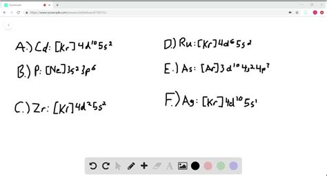 Solved Write Electron Configurations For The Following Ions And