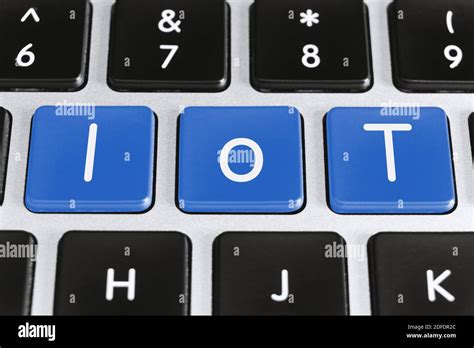 Internet Of Things IoT Word On Computer Keyboard Stock Photo Alamy