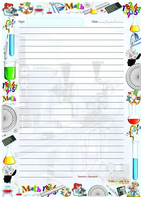 Welldone Desingner Sheet Geometry Rule A4 Project Paper Project Paper