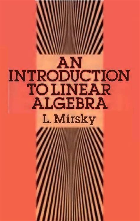 An Introduction To Linear Algebra